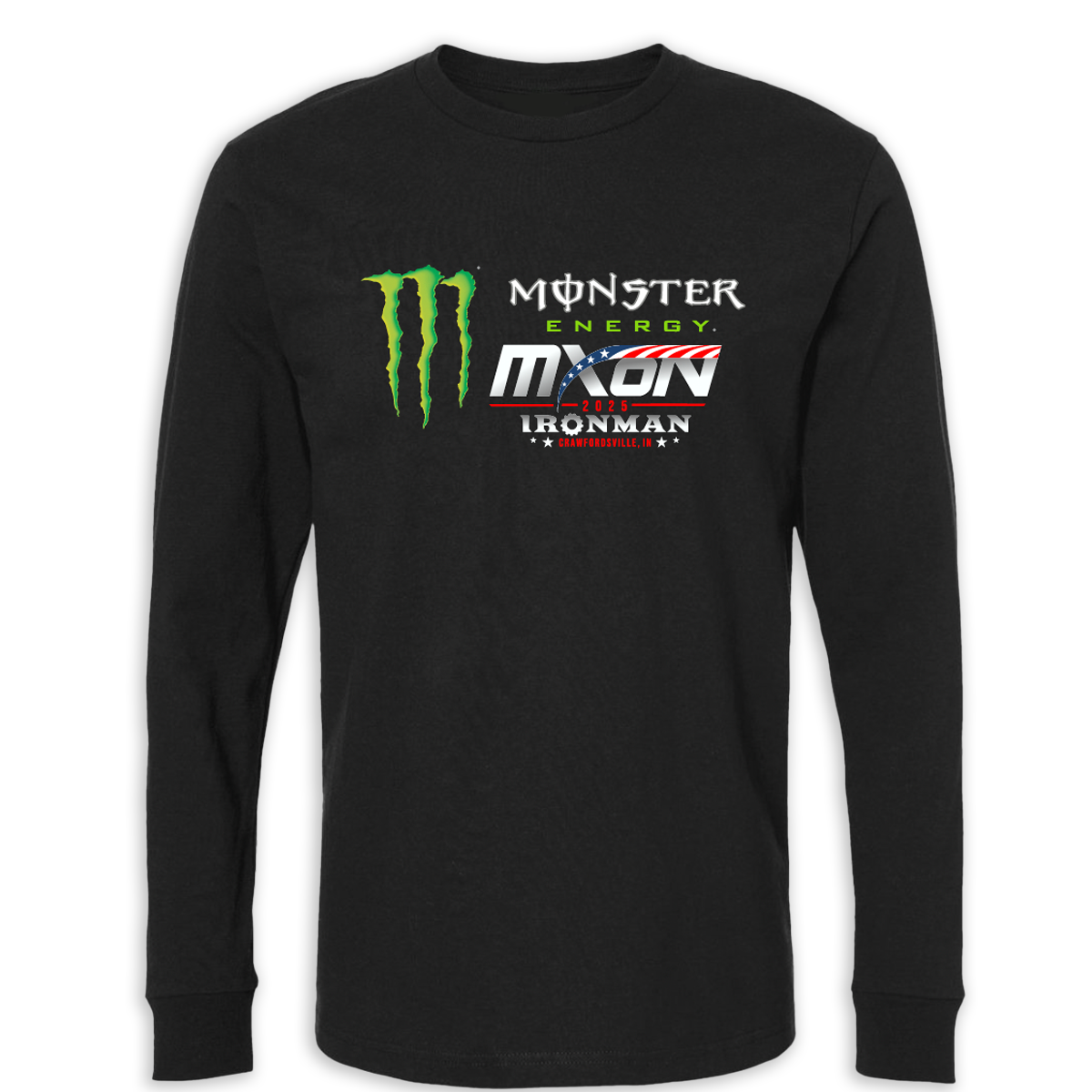 25 MXON Ironman Logo LS Specialty – MOTOTEES