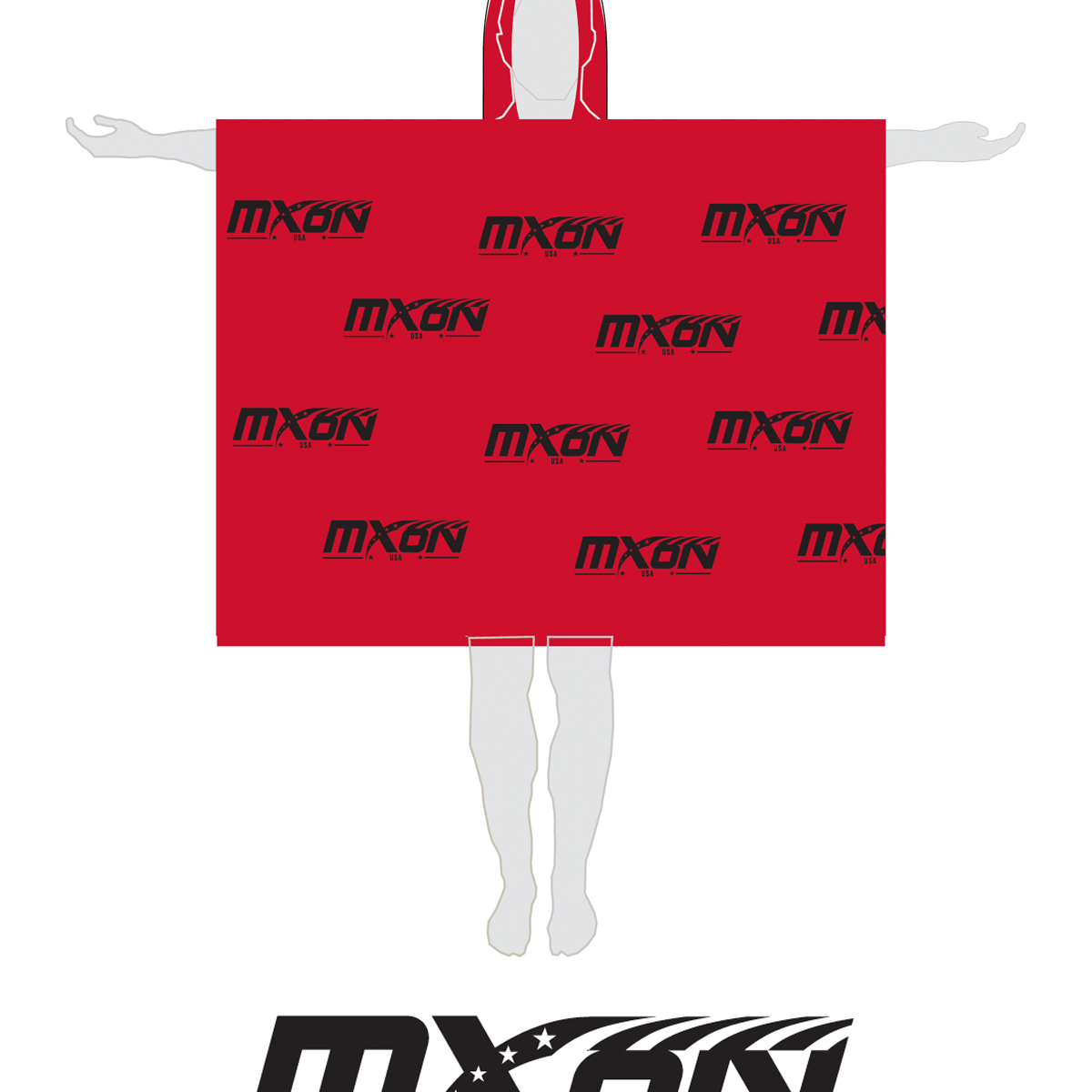 25 MXON Ironman Poncho – MOTOTEES