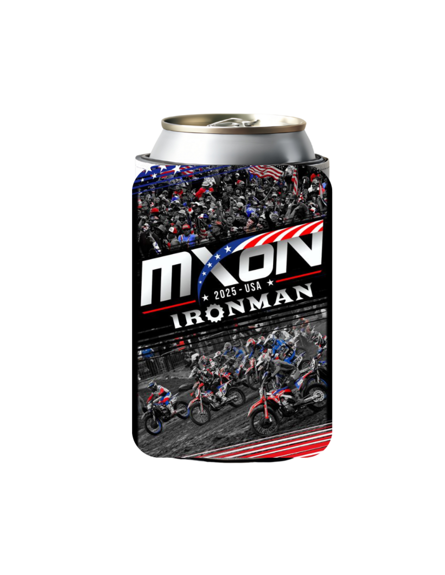 25 MXON Ironman Can Cooler – MOTOTEES